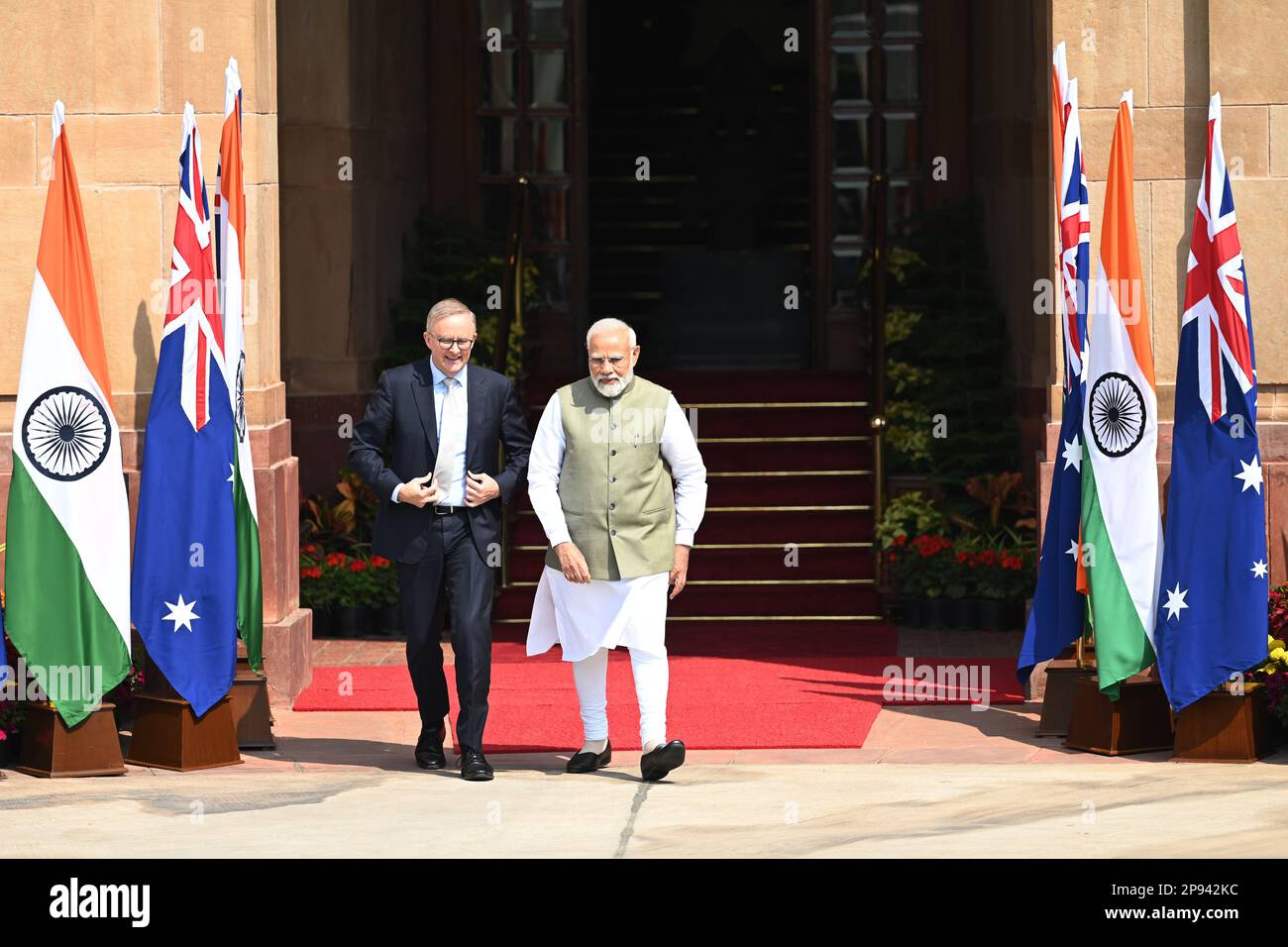 Anthony albanese and narendra modi hi-res stock photography and images ...