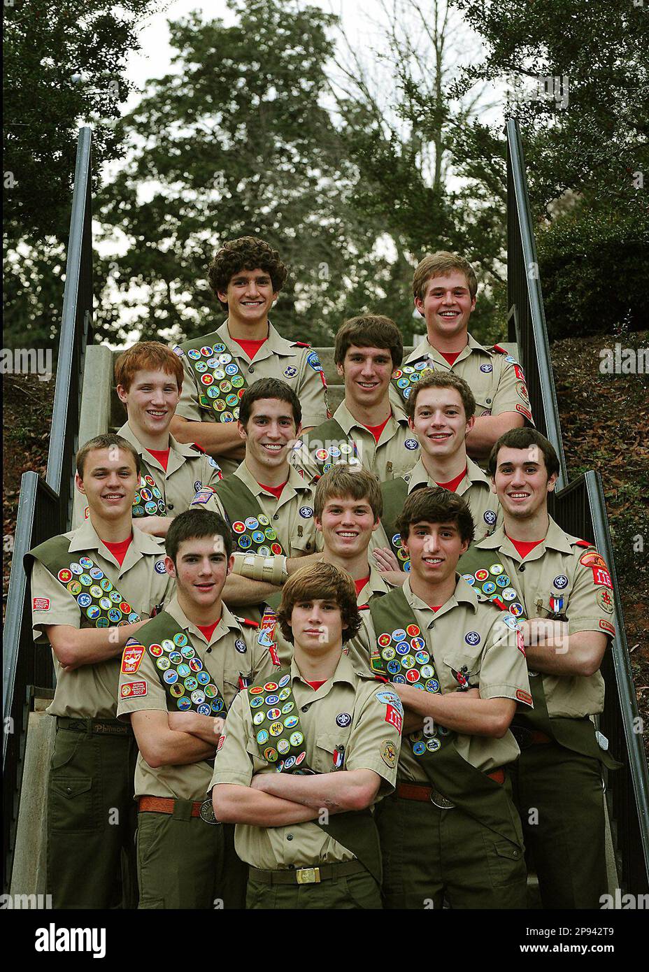 ** ADVANCE FOR MONDAY FEB. 23 ** Boy Scout Troop 116 is seen, Dec. 18 ...