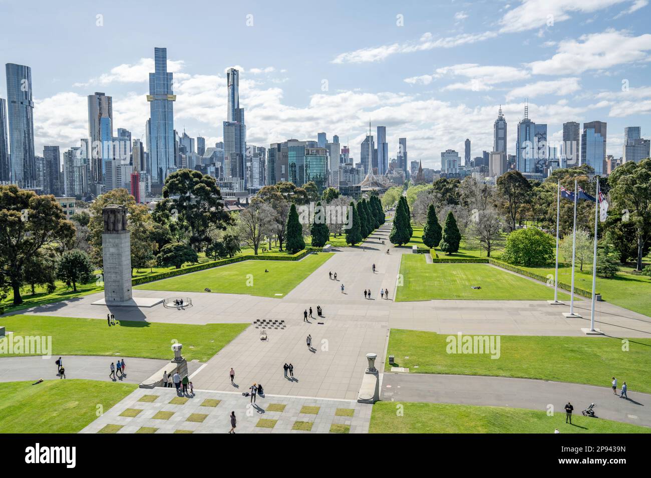 Victoria square high view hi-res stock photography and images - Alamy