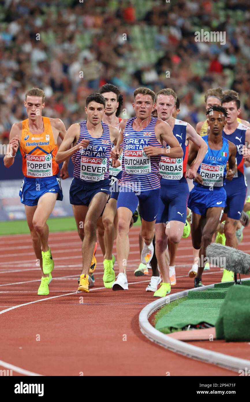 Andrew BUTCHART & Patrick DEVER in the 5000m Final at the European ...