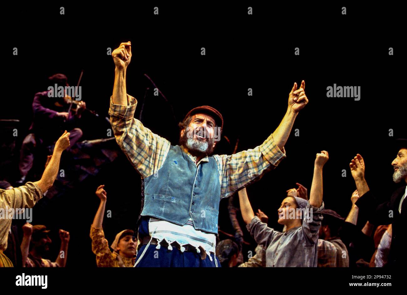 Topol (Tevye) in FIDDLER ON THE ROOF at the London Palladium, London W1 ...