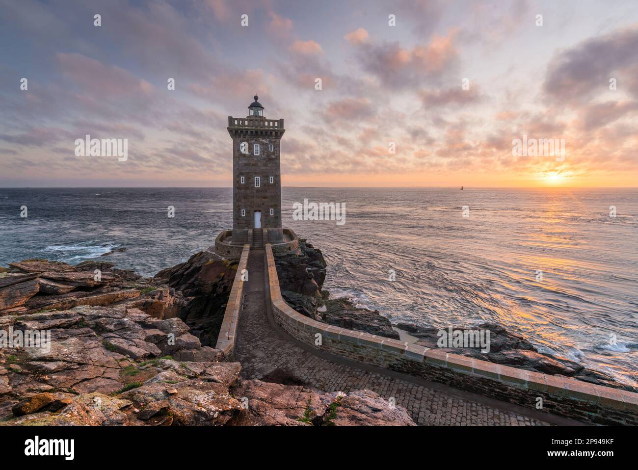 Phare de kermorvan lighthouse hi-res stock photography and images - Alamy