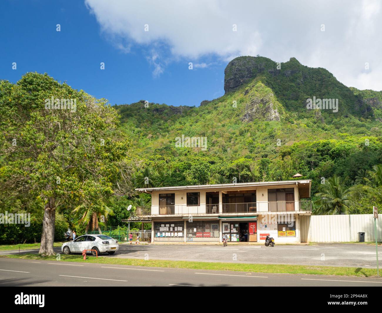 Tahiti island nature landscape, French Polynesia Stock Photo - Alamy