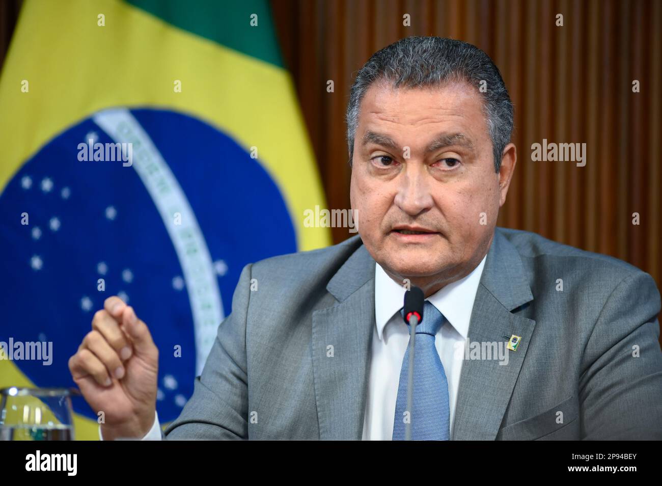 BRASÍLIA, DF - 10.03.2023: RUI COSTA FALA DA REUNIÃO 100 DIAS GOVERNO ...