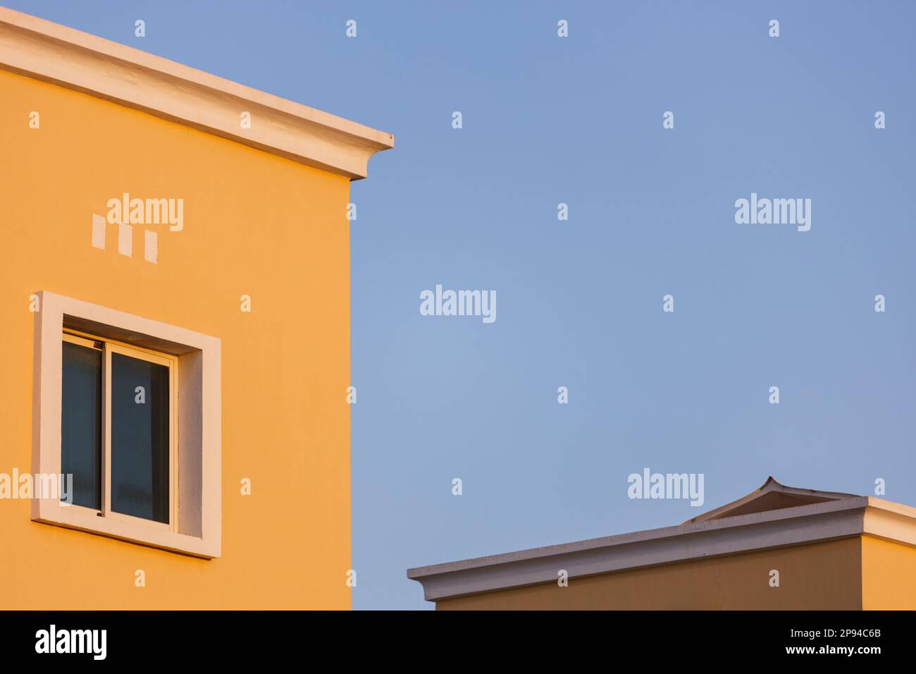 ABU DHABI, UAE. 16 October, 2022. Exterior view of a house in Abu Dhabi ... ABU DHABI, UAE. 16 October, 2022. Exterior view of a house in Abu Dhabi ...