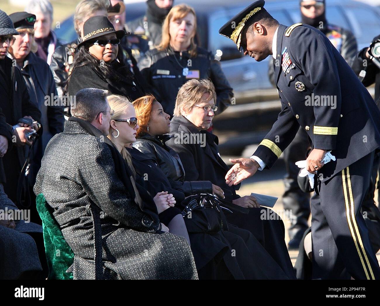 Brig. Gen. Michael T. Harrison, right, a former deputy commanding ...