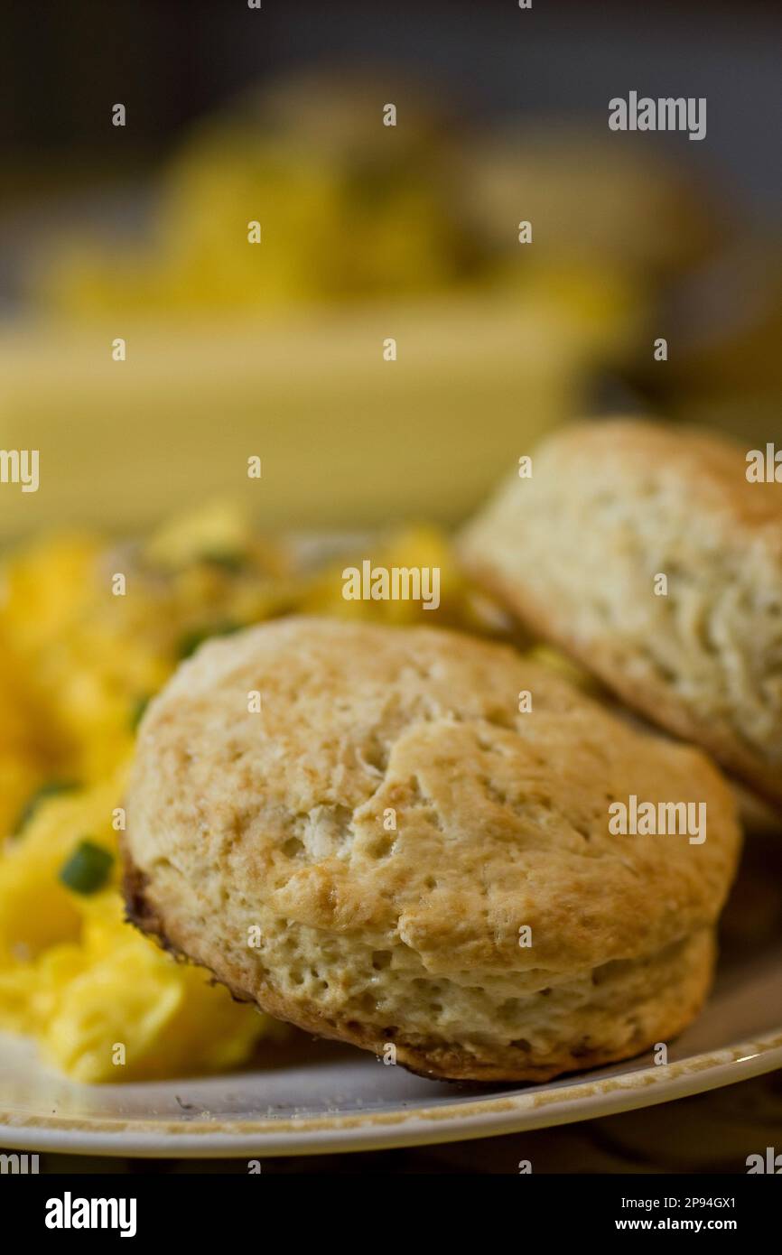**FOR USE WITH AP LIFESTYLES** Lower-fat Buttermilk Biscuits are seen ...