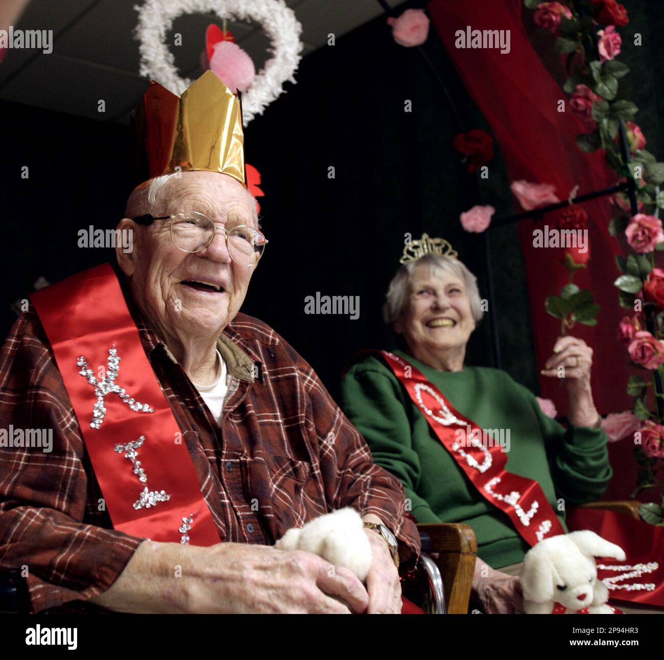 Ray Dodge, 90, left, and Judy Mann, 70, were crowned royalty at the ...