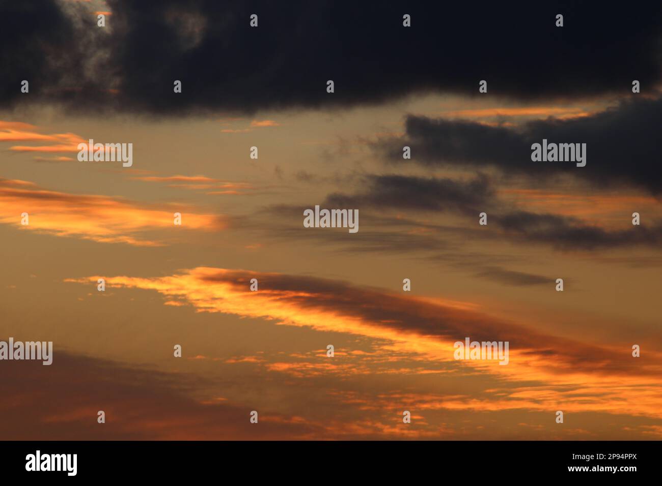 Multicoloured sunset hi-res stock photography and images - Alamy