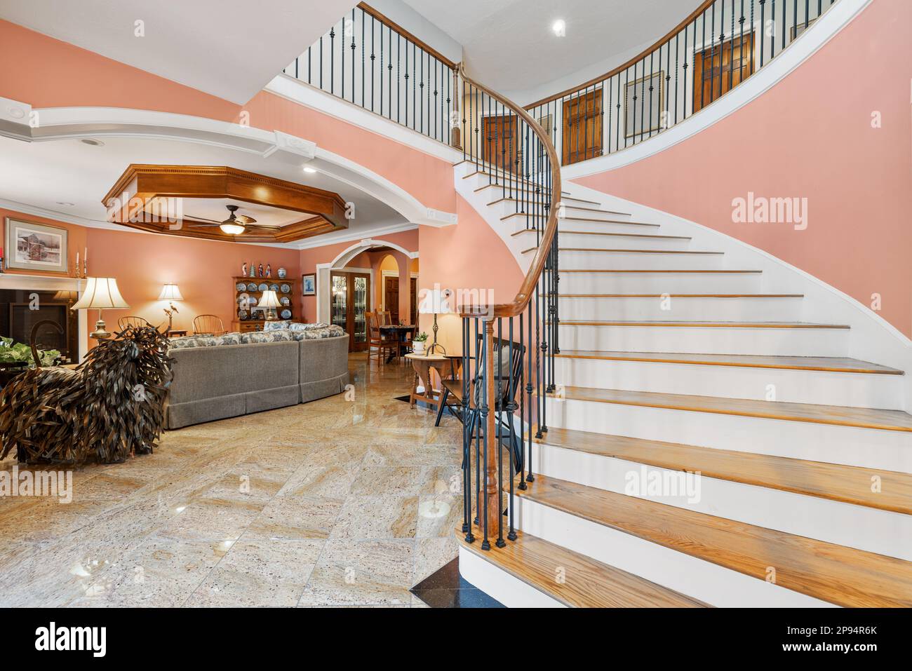 Elegant two story structure hi-res stock photography and images - Alamy