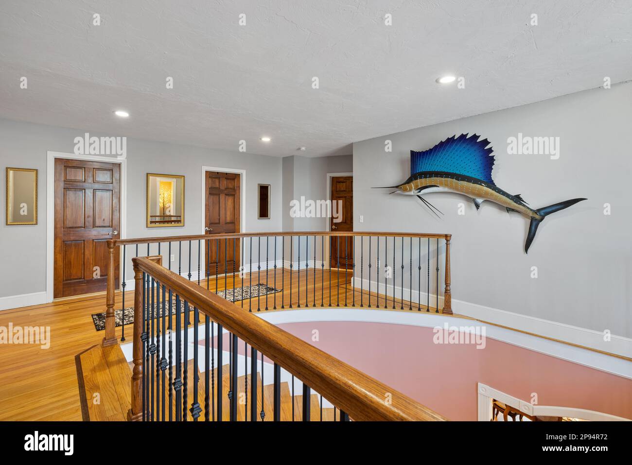 Open well staircase hi-res stock photography and images - Alamy