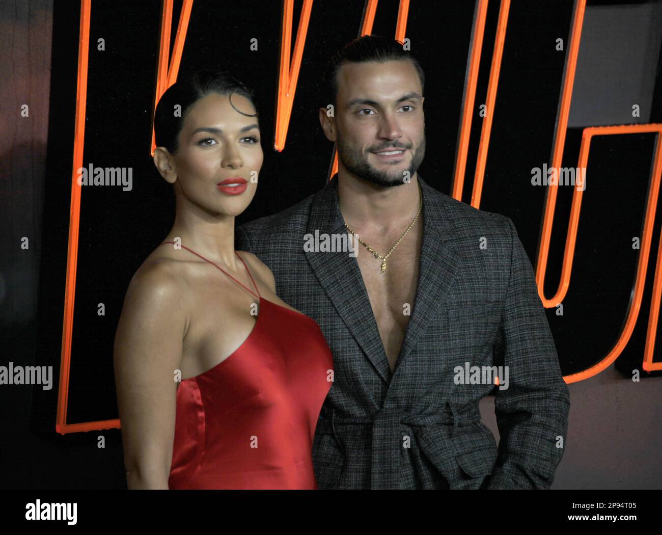 London, UK. Ekin-Su Culculoglu and David Sanclimenti at the UK premiere ...