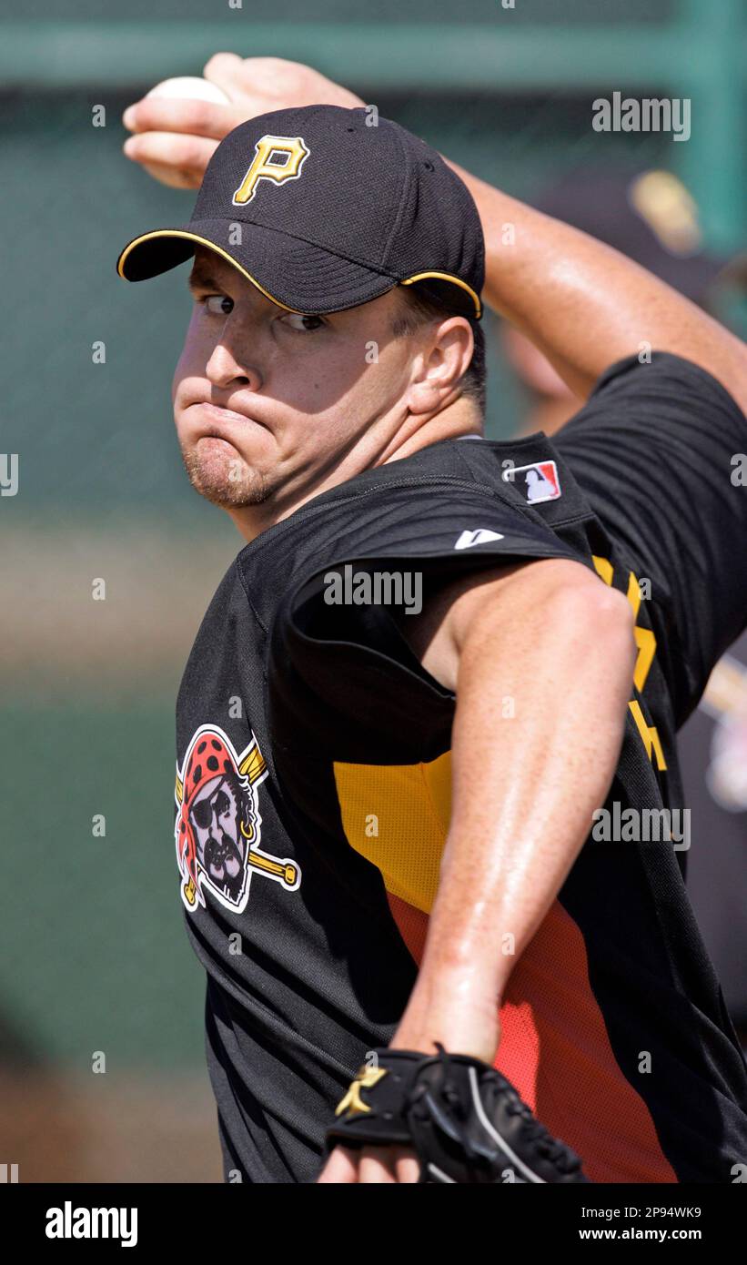 Pittsburgh Pirates' Matt Capps pitches during spring training baseball ...