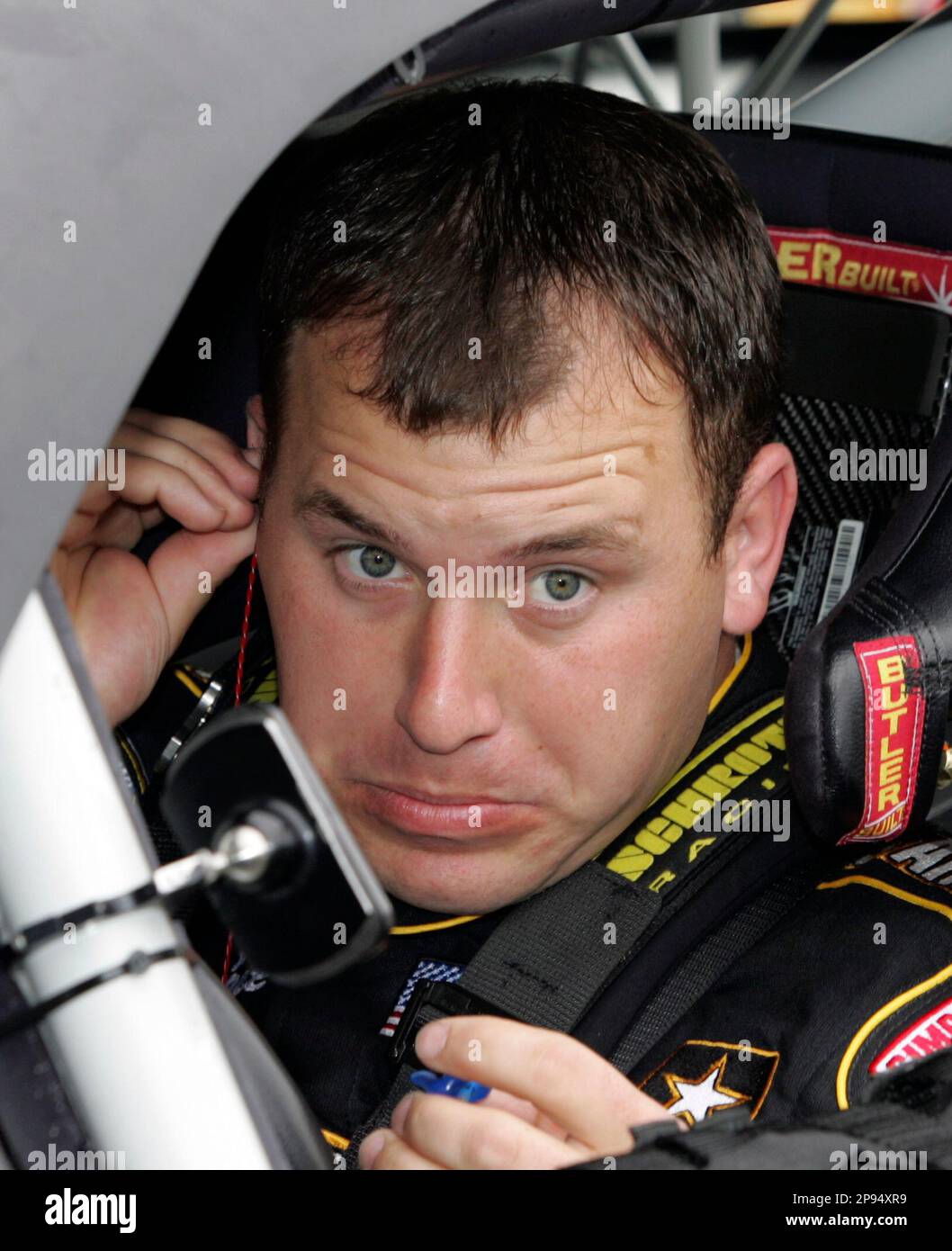 Driver Ryan Newman is shown during practice for Sunday's Daytona 500 ...