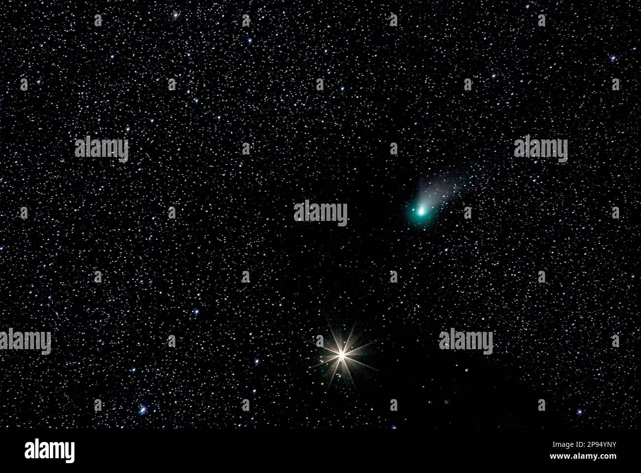Comet c/2022 e3 (ztf) seen from Kirby Storer Roadside Park. US41. Florida. USA Stock Photo - Alamy
