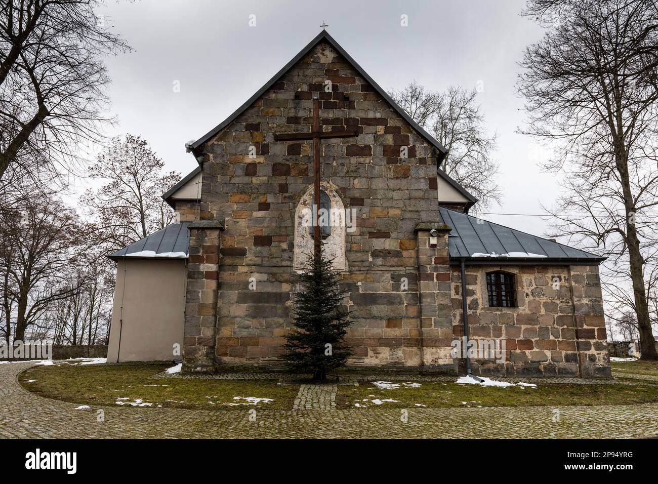 Poland church snow hi-res stock photography and images - Alamy
