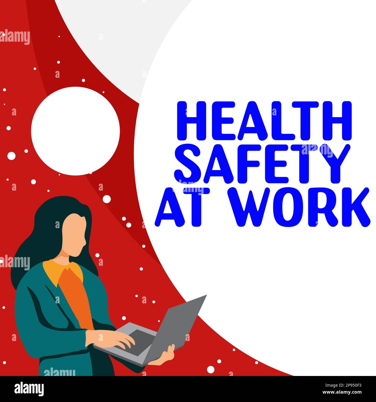 Hand writing sign Health And Safety At Work. Business overview Secure ...