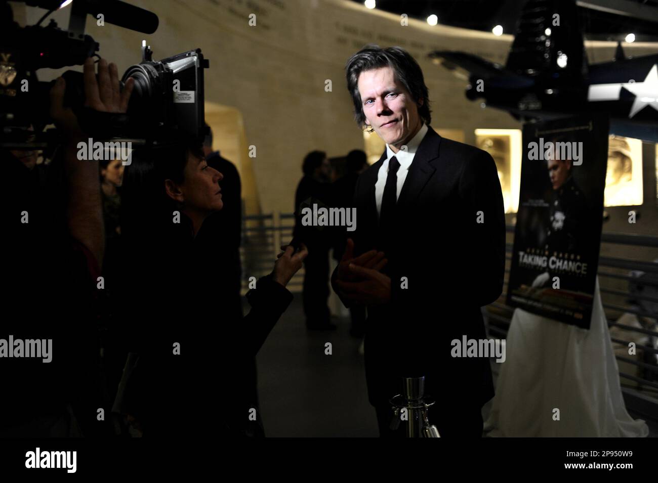 Actor Kevin Bacon answers questions from reporters about his new movie ...