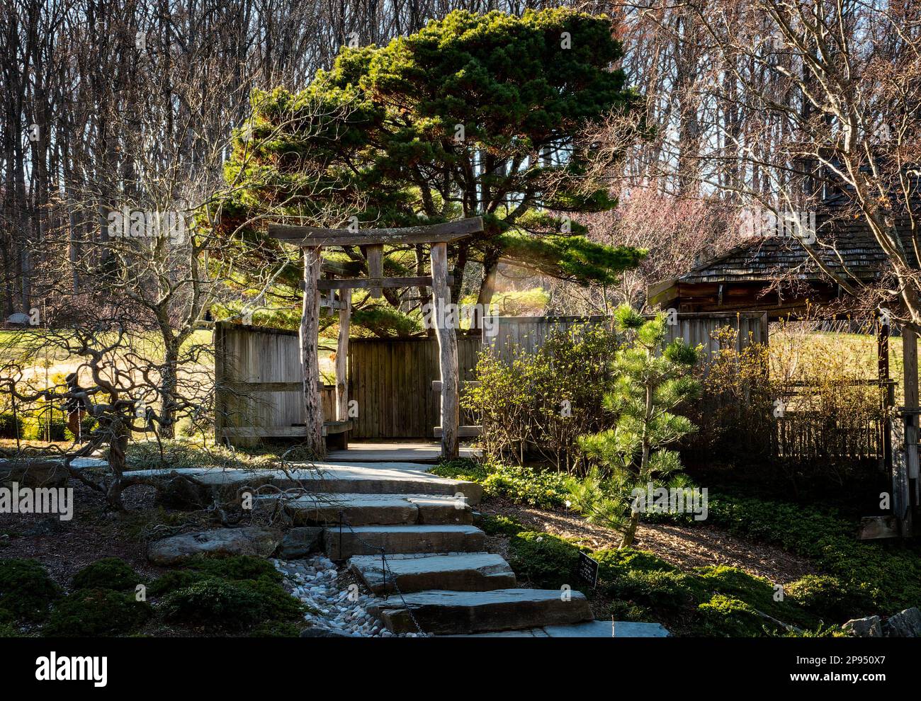 Pagoda style archway hi-res stock photography and images - Alamy