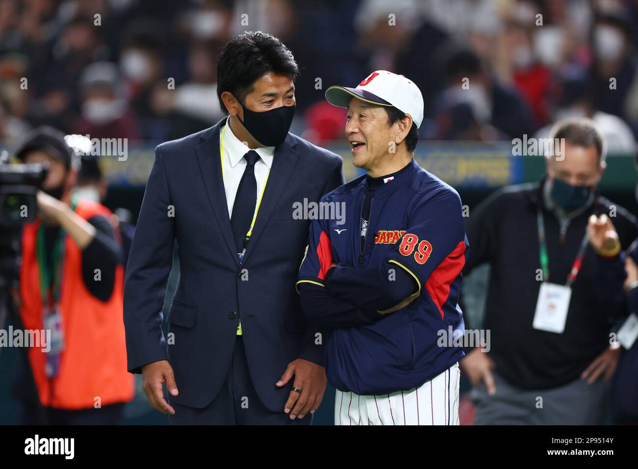 Tokyo, Japan. 10th Mar, 2023. (L-R) Atsunori Inaba, Hideki Kuriyama ...