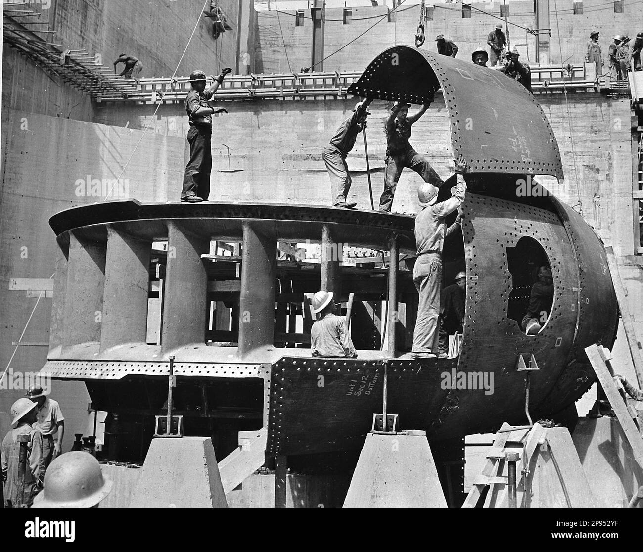 ** FILE ** In this Sept. 1, 1941, file photo construction of Tennessee ...