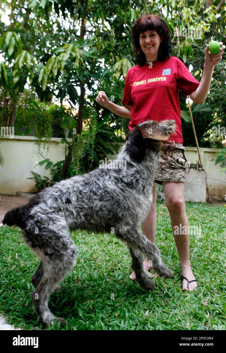 Hannah O'Kelly, a technical advisor for the Wildlife Conservation ...