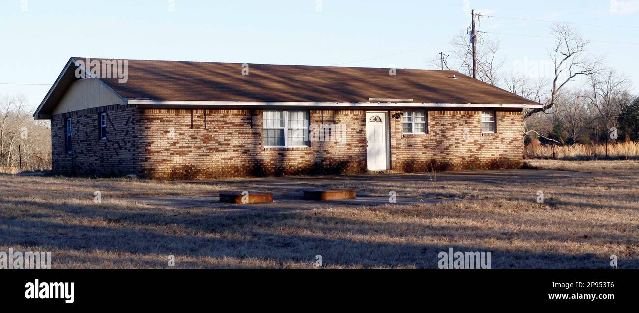 The Hargon family home stands unused and fenced off in Vaughn, Miss ...