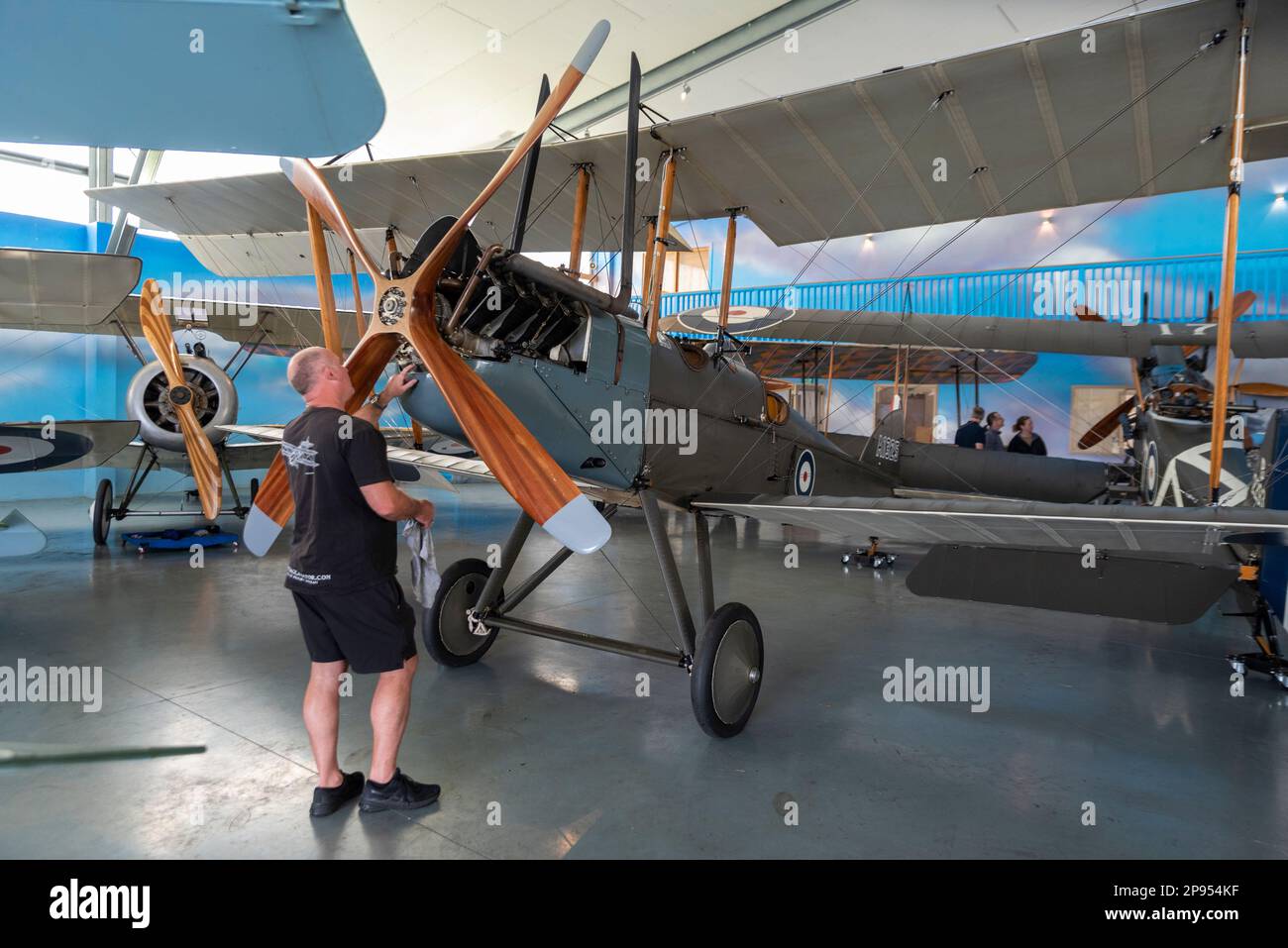 Royal Aircraft Factory BE.2F historic biplane A1325 of The Vintage ...