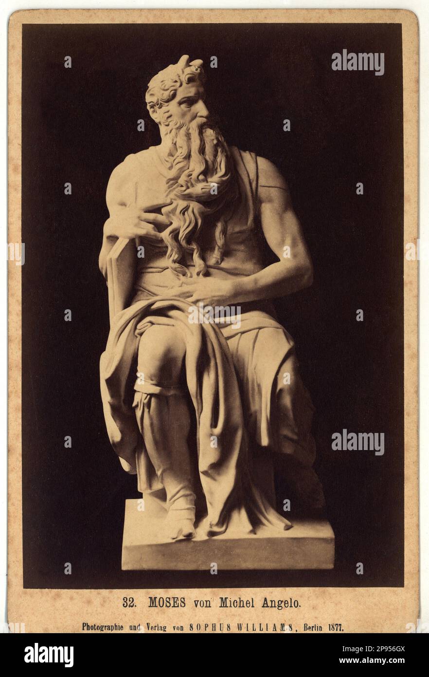 Rome , Italy : The MOSES by MICHELANGELO BONARROTI ( 1475 - 1564 ...