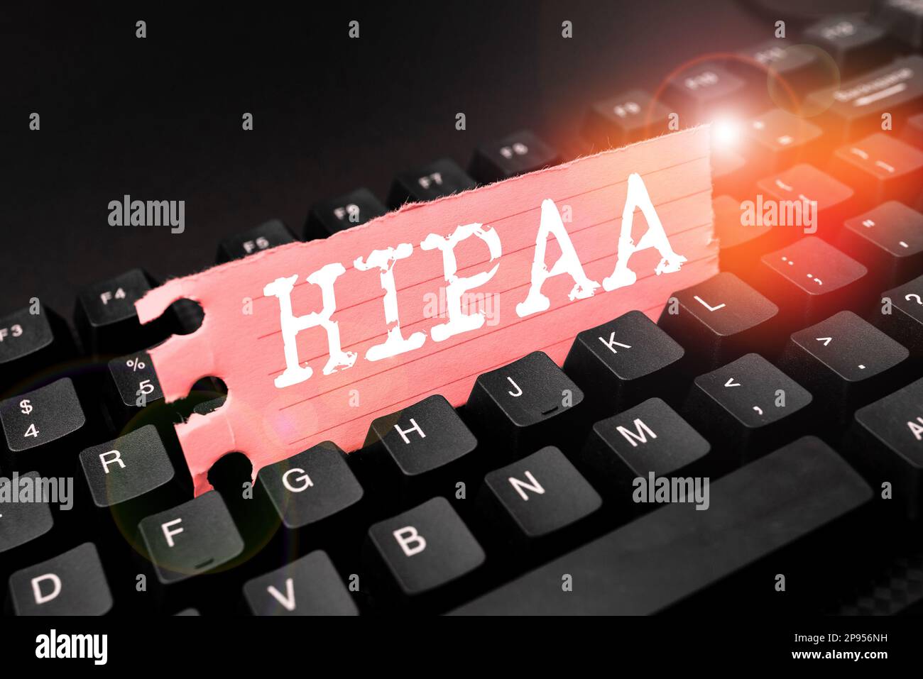 Text caption presenting Hipaa. Concept meaning Acronym stands for ...