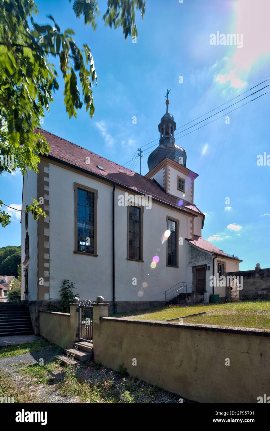 Parish Church of St. Wendelin, Sternberg Castle, Sternberg, Sulzdorf ...