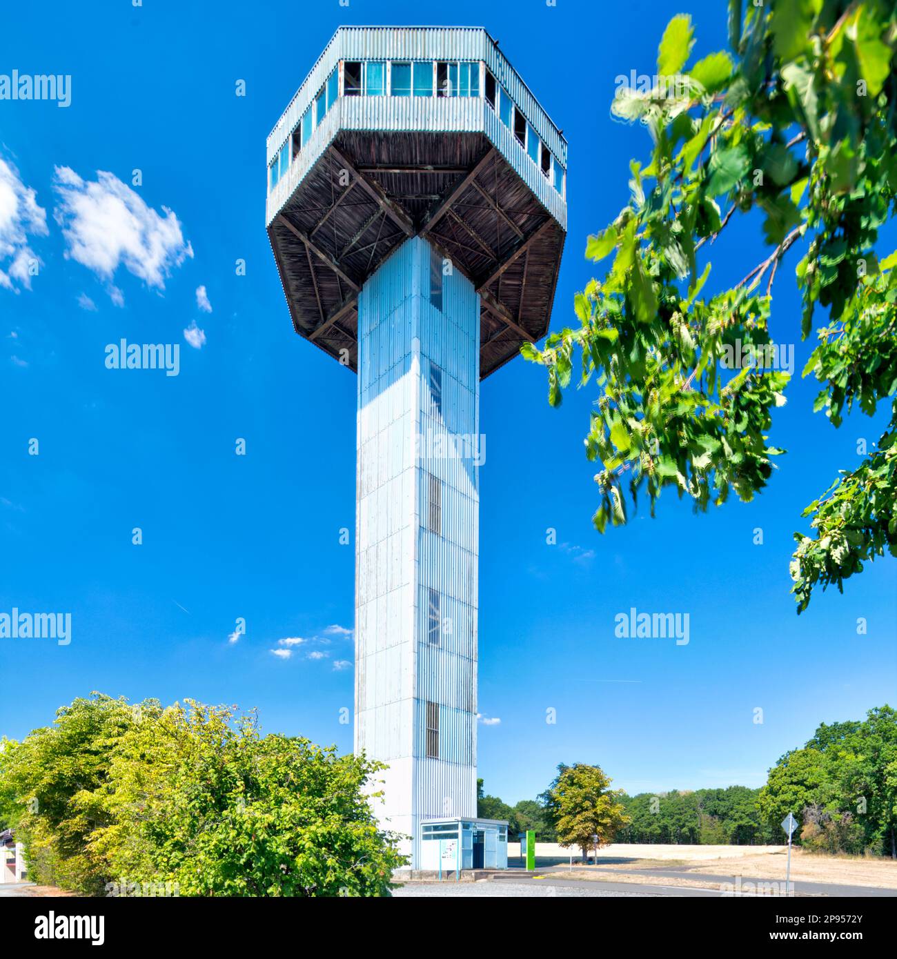 Bavarian Tower, former border, Green Belt, observation tower, Zimmerau ...