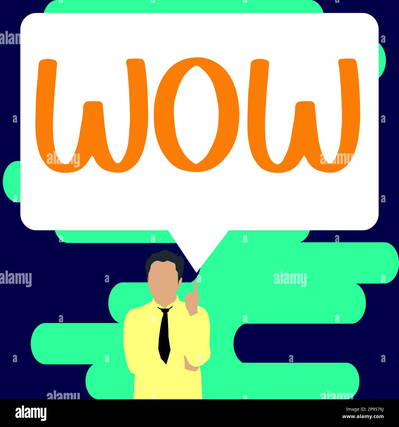 Hand writing sign Wow. Business showcase Expressing astonishment and ...