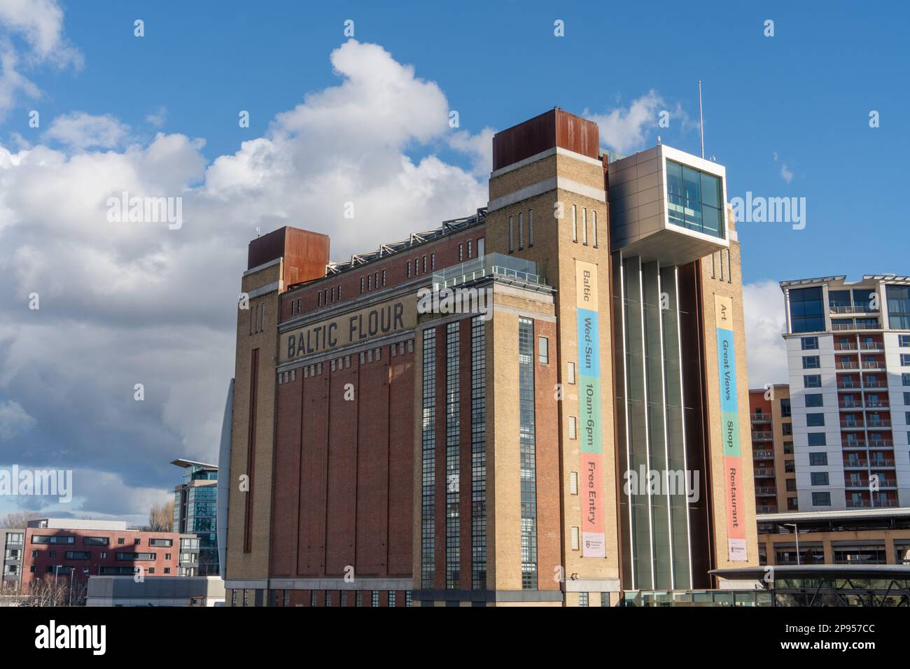 BALTIC art gallery, on BALTIC Square, Gateshead, UK Stock Photo - Alamy
