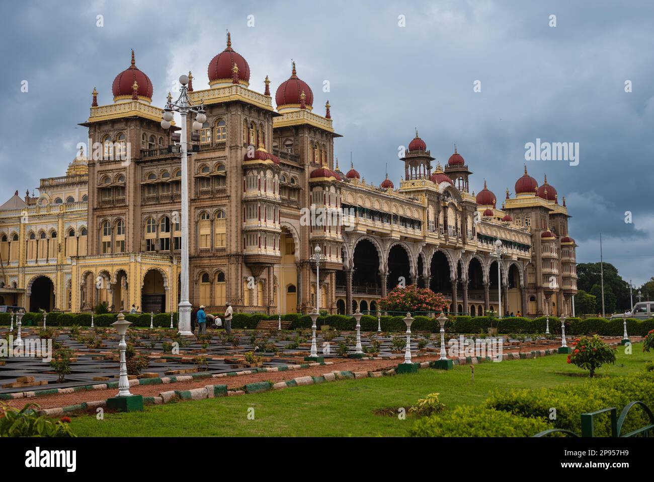 Mysore Palace Karnataka India September 1 2022 Tourists visiting the ...