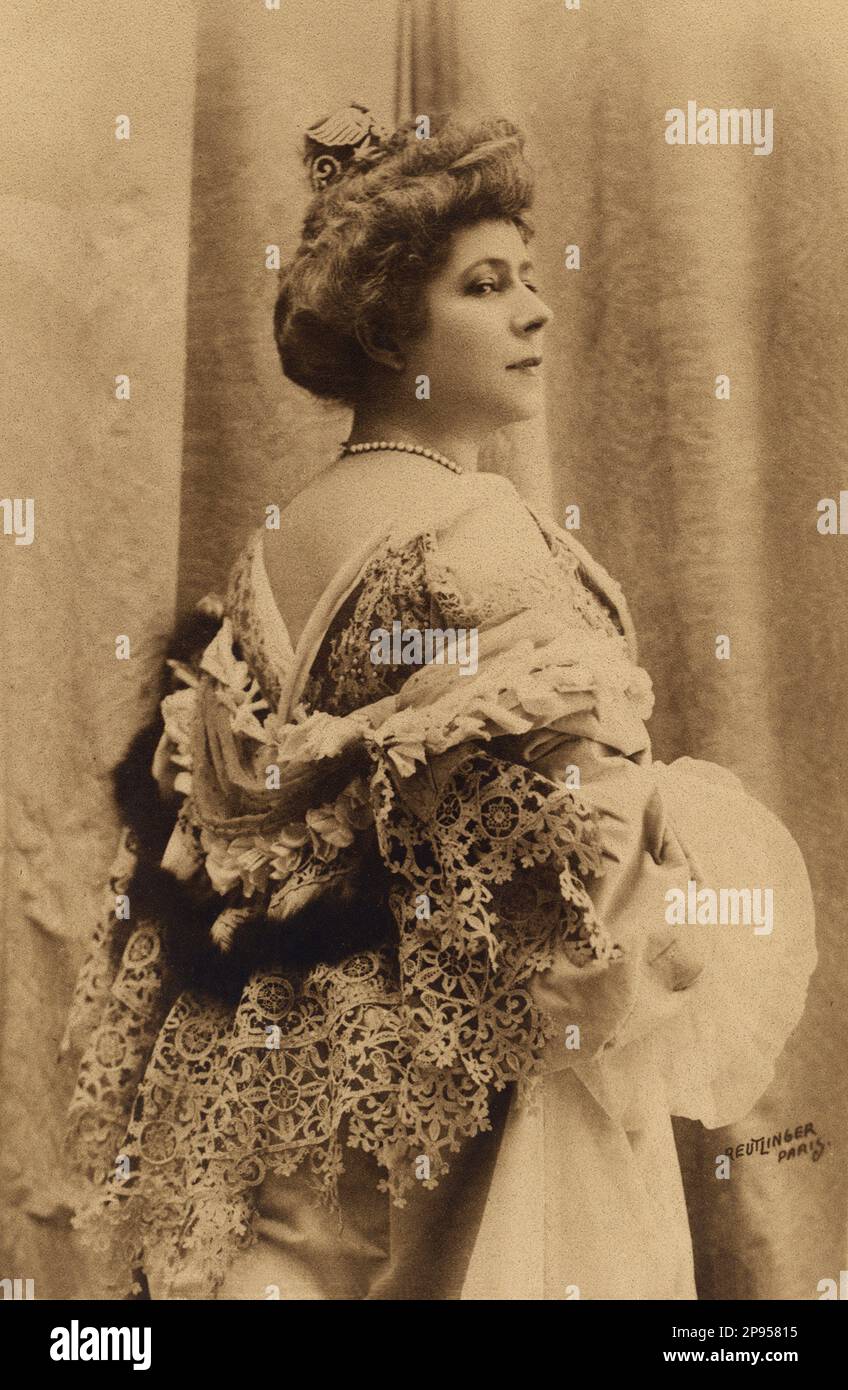 1895 , FRANCE : The french Comedie Francaise actress JEANNE GRANIER ...