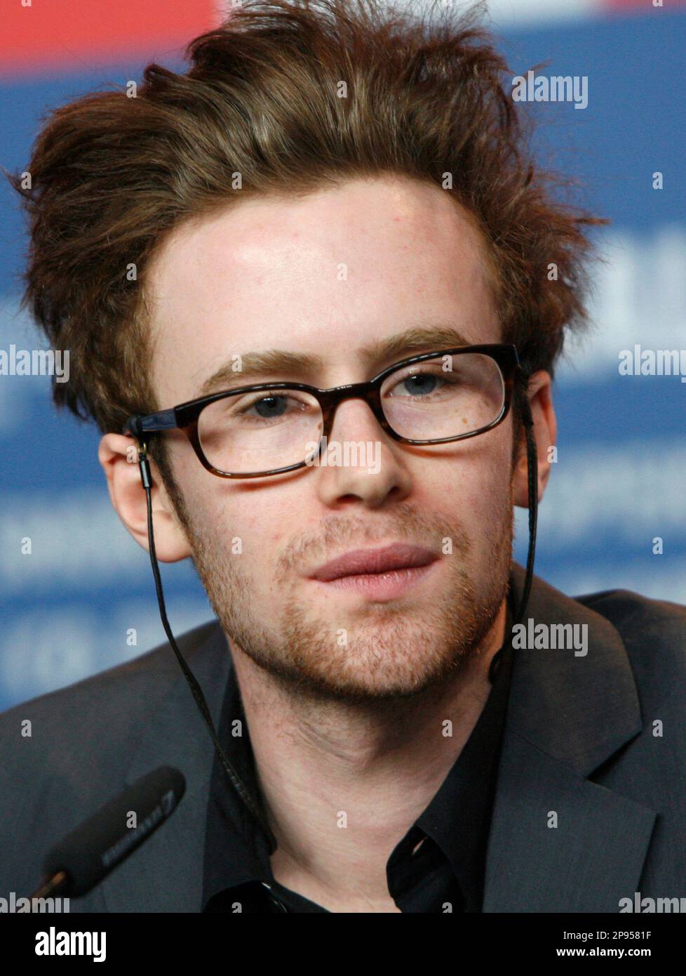 Canadian actor Mark Rendall looks on during a news conference about the ...