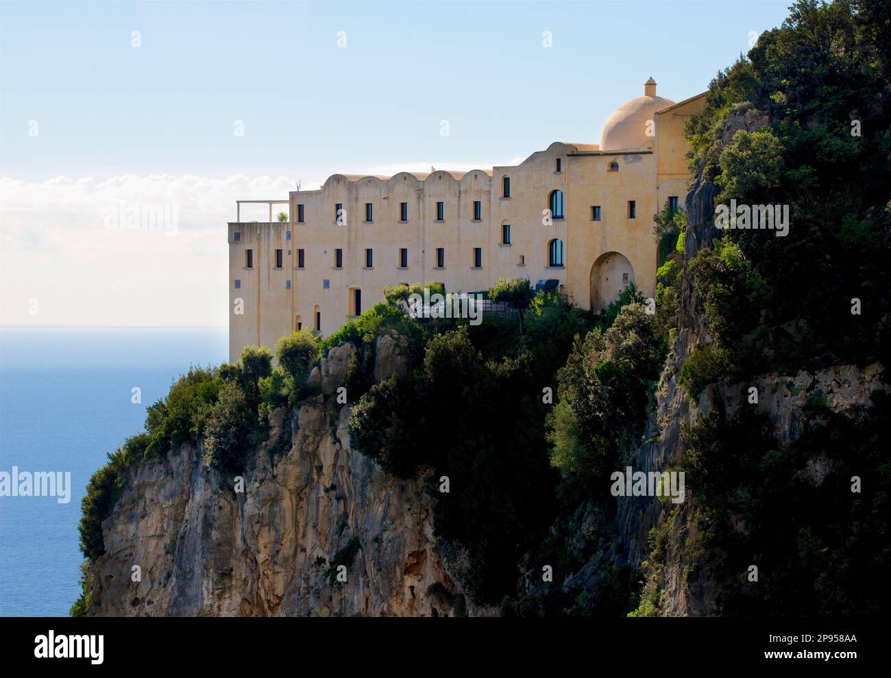 Monastero Santa Rosa Hotel & Spa photographed from the path from ...