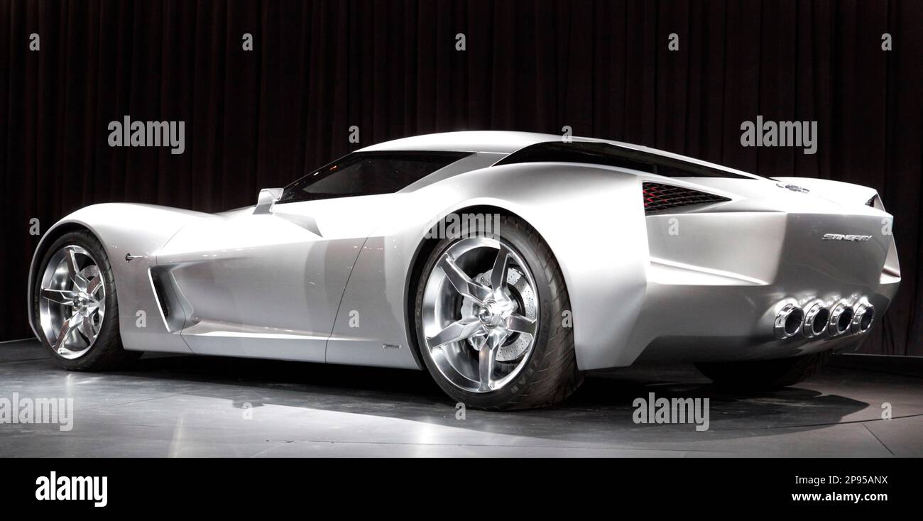 Chevrolet unveils the Corvette Stingray Concept car as part of a ...