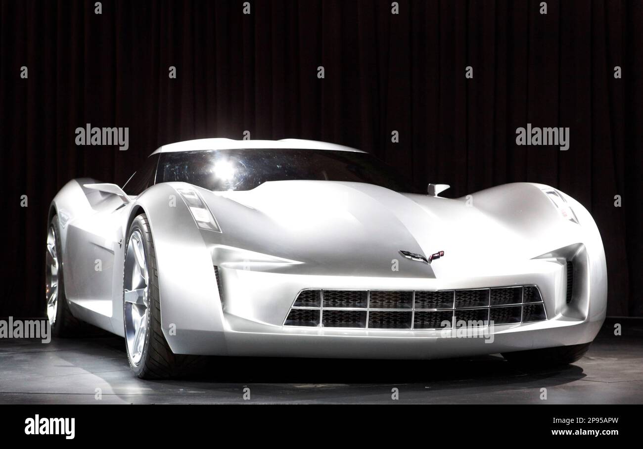Chevrolet unveils the Corvette Stingray Concept car as part of a ...