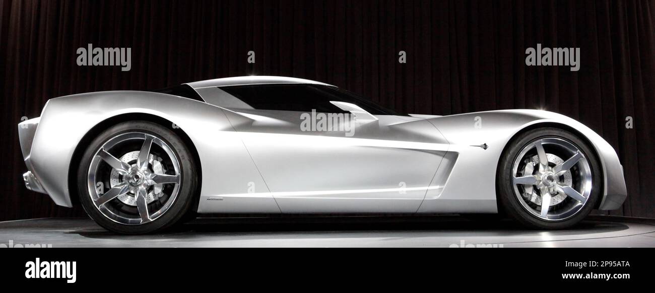 Chevrolet unveils the Corvette Stingray Concept car as part of a ...