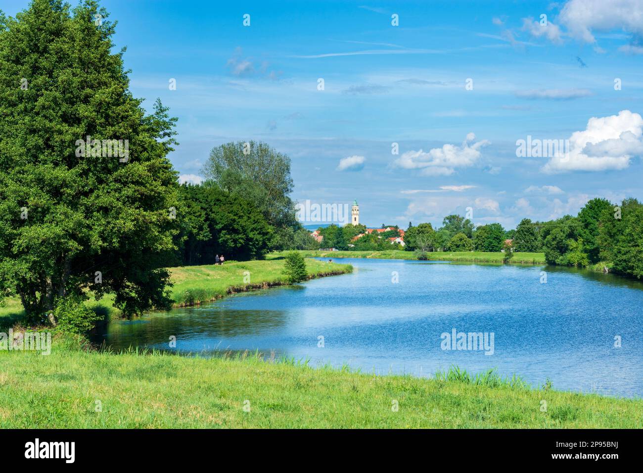 Brodske (Brodsko), oxbow lake Brodsky kanal, village Brodske (Brodsko ...