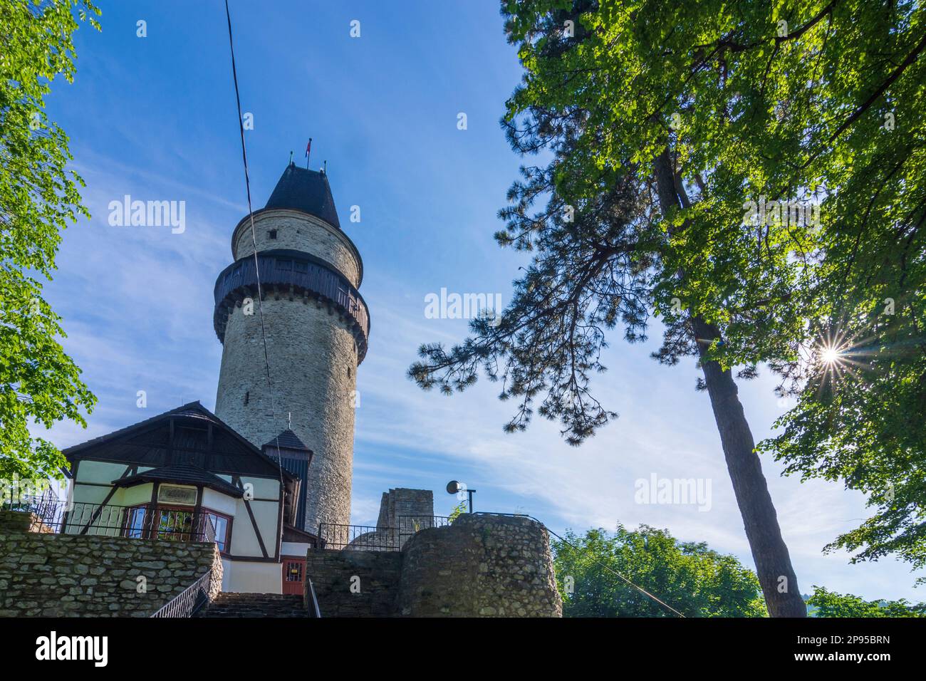 Tower truba of stramberk strahlenberg castle hi-res stock photography ...