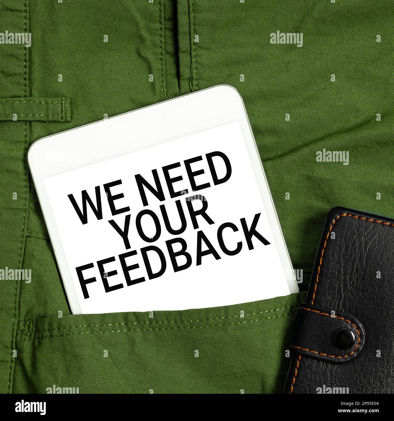 Conceptual display We Need Your Feedback. Business approach Give us ...