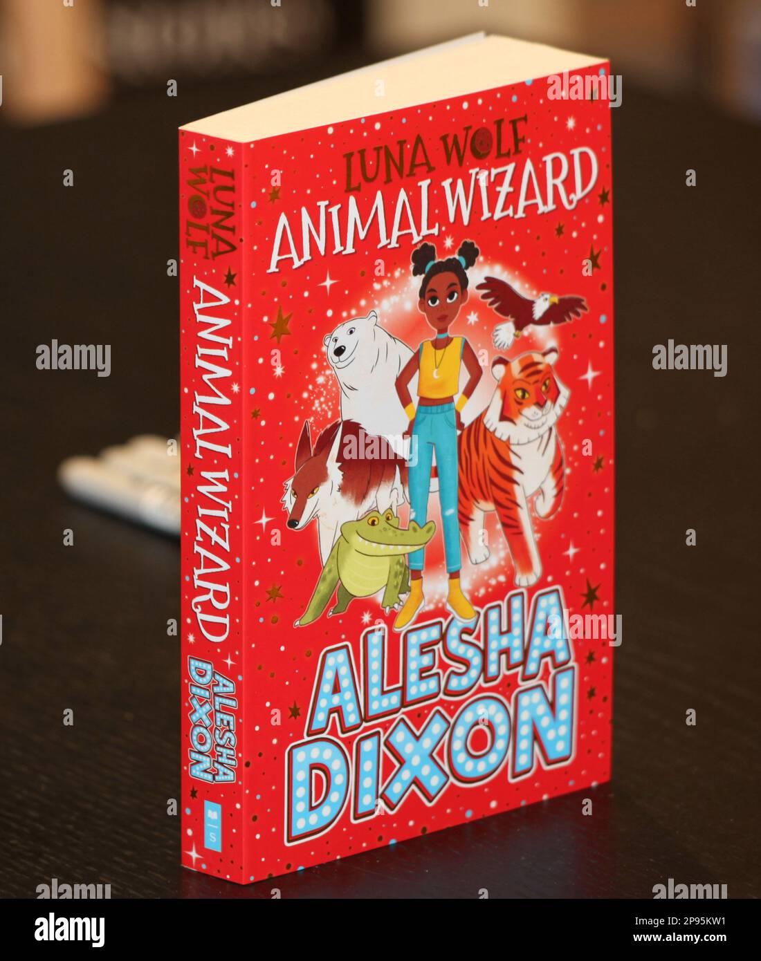 London, UK. Alesha Dixon signs copies of her children’s book Luna Wolf ...