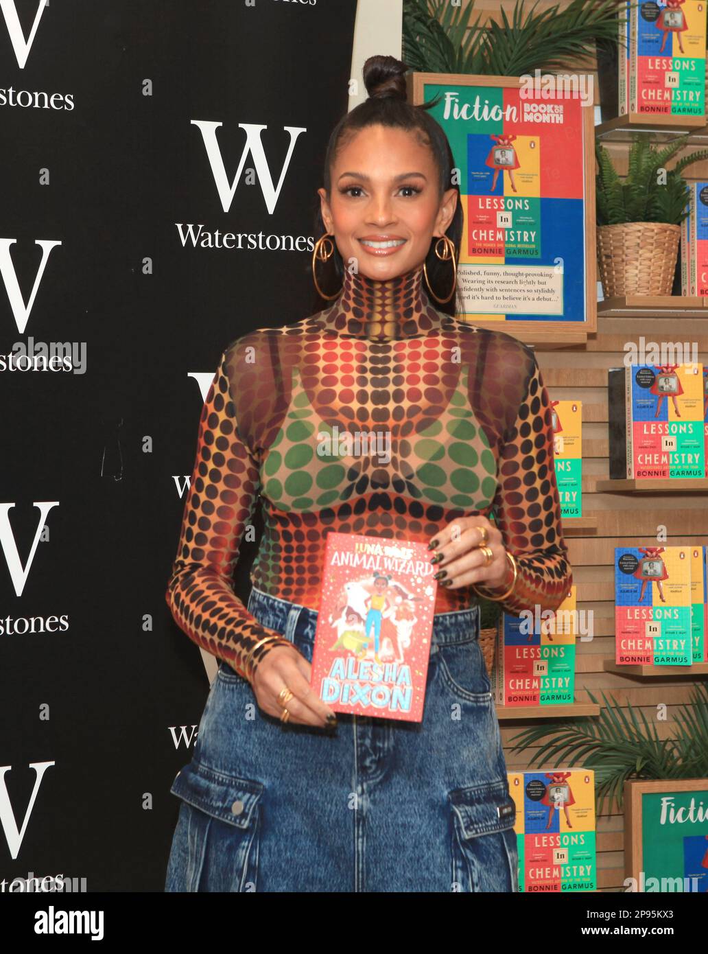 London, UK. Alesha Dixon signs copies of her children’s book Luna Wolf ...