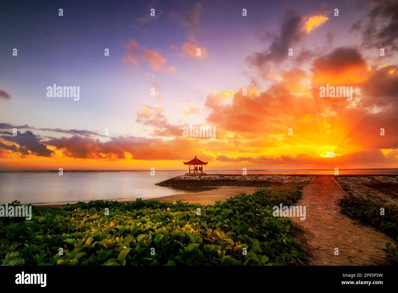 Sanur beach path hi-res stock photography and images - Alamy