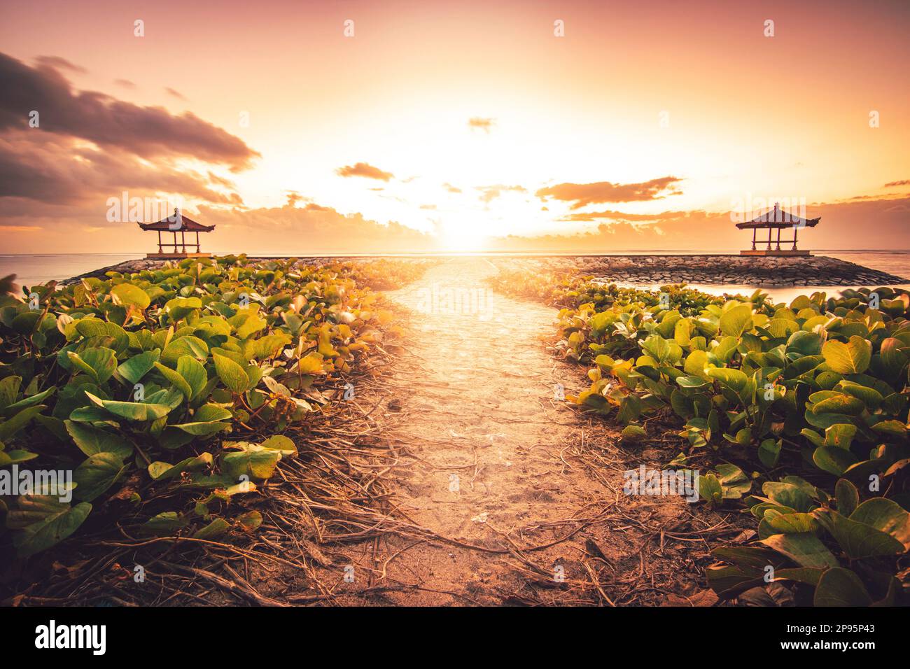 Sanur beach path hi-res stock photography and images - Alamy