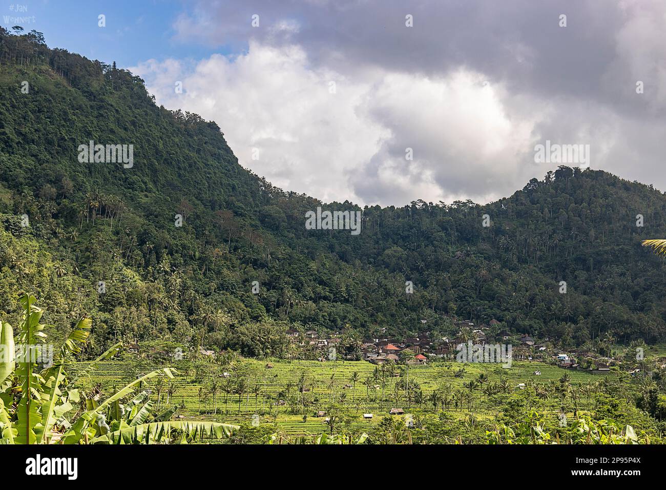 Bali and its beautiful rice terraces, landscape shot and spectacular ...