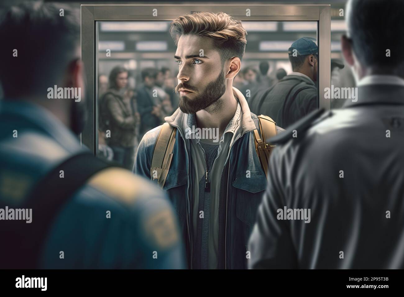 Airport scanner image hi-res stock photography and images - Alamy